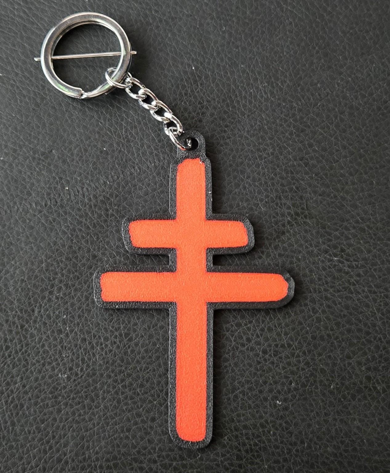 President (band) Cross Logo Keyring / Keychain - Charlie Simpson ...