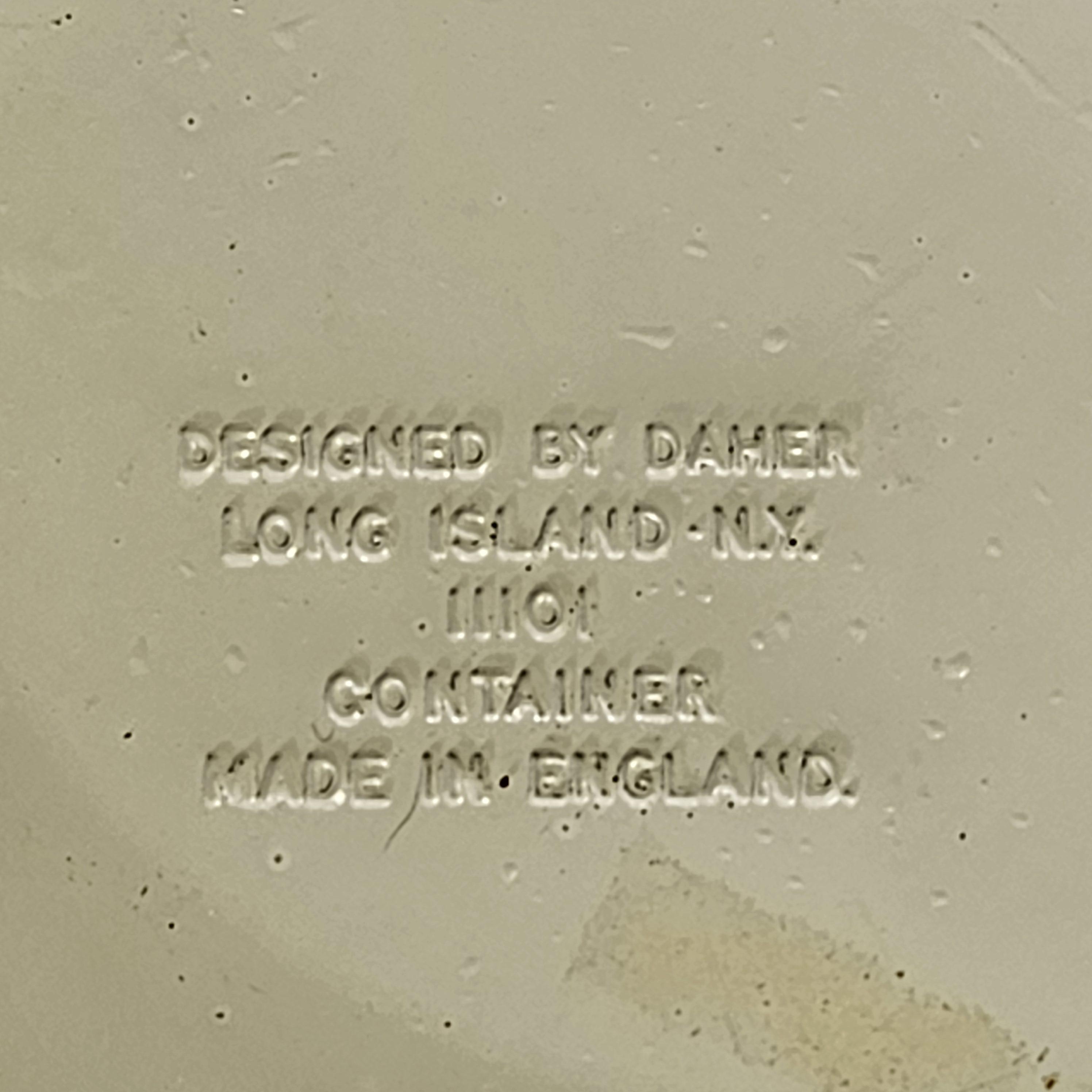 Vintage 1950s Daher Design Tins • Cherry Blossoms Metal Container ...