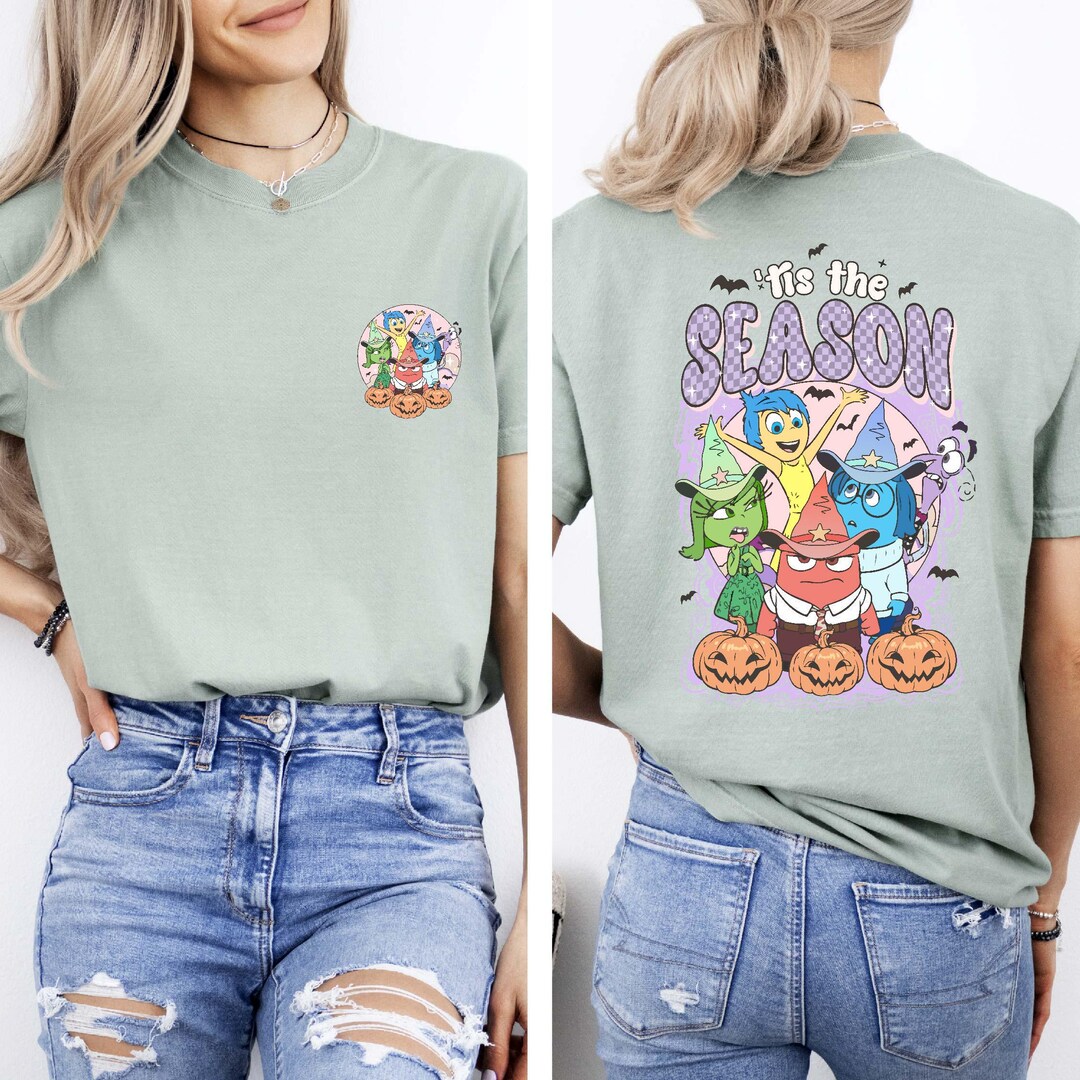 Disney Halloween Inside Out Spooky Season Shirt, Comfort Colors Inside ...