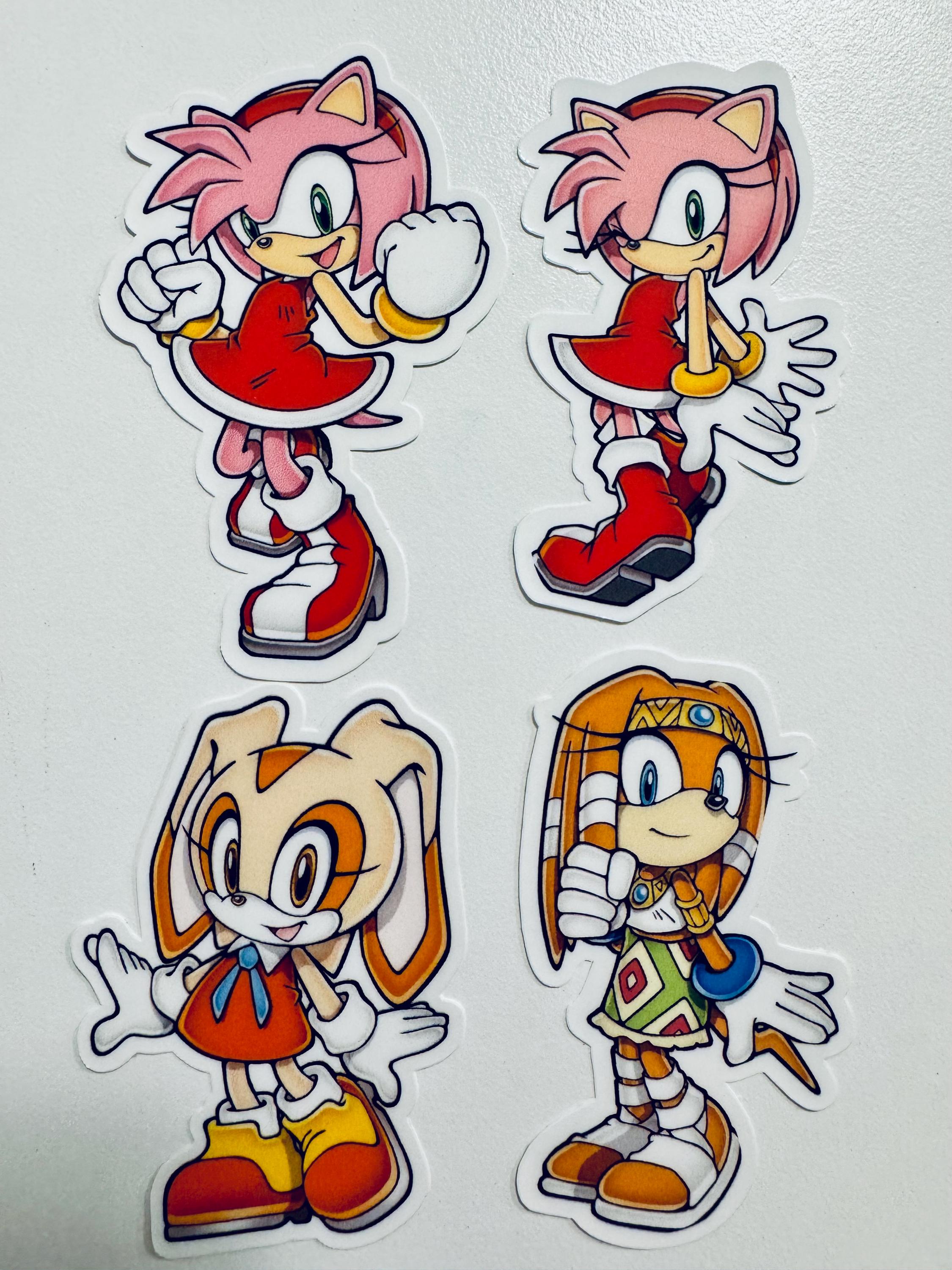 Sonic Adventures Sticker Collection: 15 Premium Waterproof Stickers - Etsy