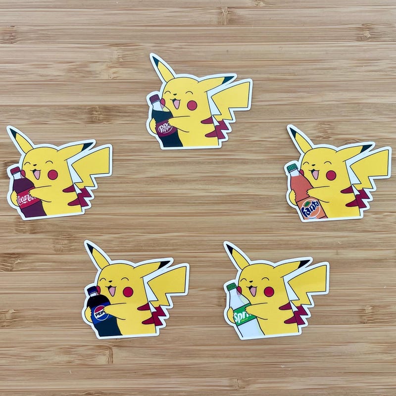 Pikachu Drinks Bottles - Etsy