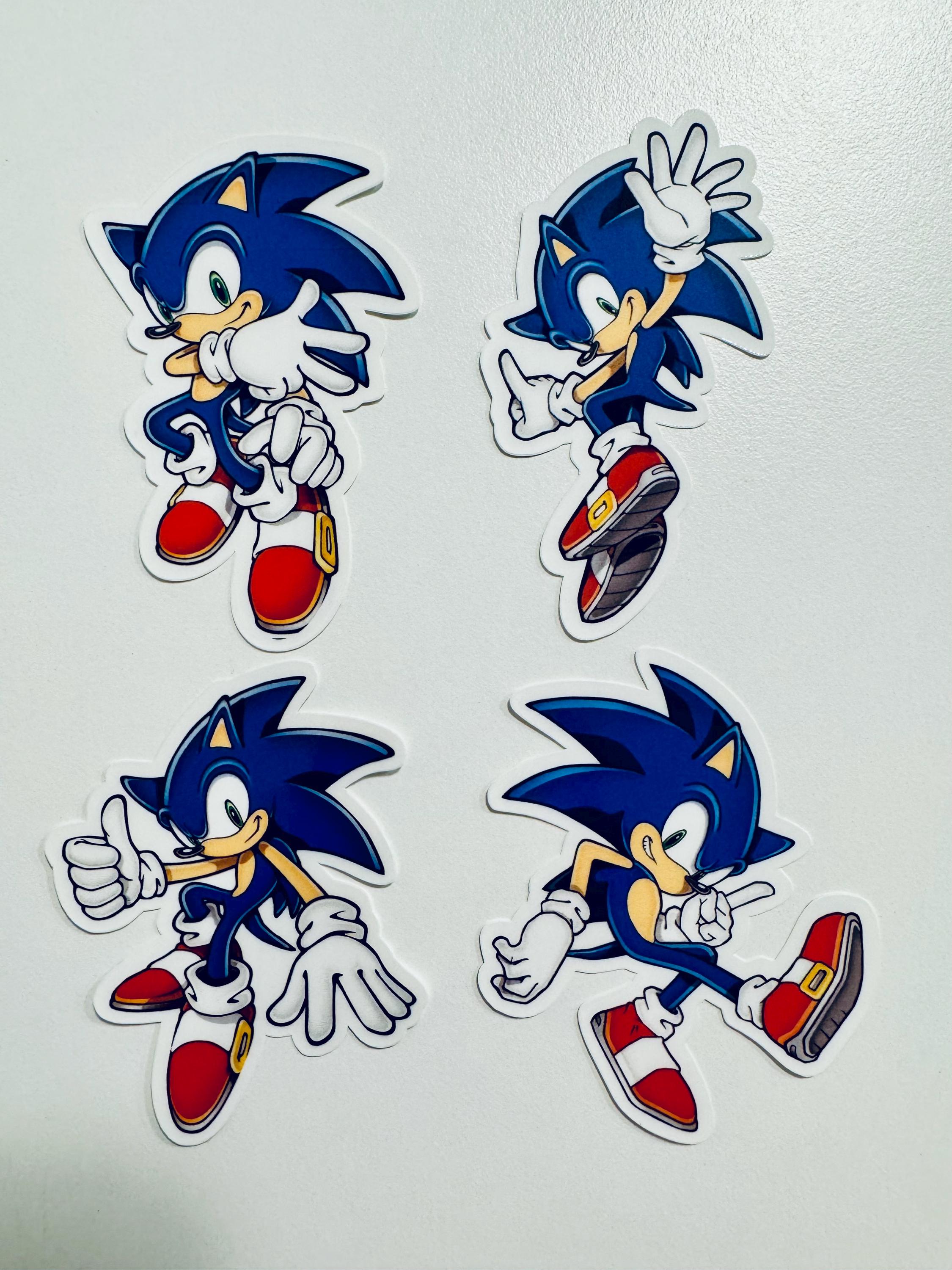Sonic Adventures Sticker Collection: 15 Premium Waterproof Stickers - Etsy