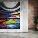 Football Soccer Stadium Abstract Watercolour Painting Sports Wall Art ...