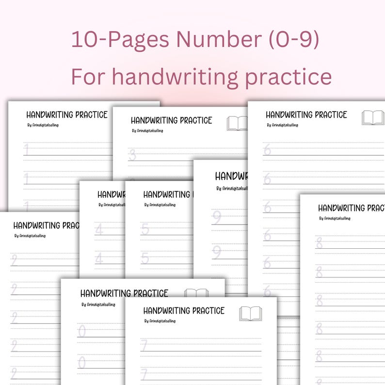 Alphabet Handwriting Practice | A-Z Letter Tracing Workbook (PDF) - Etsy