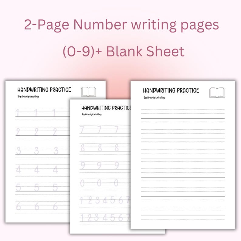 Alphabet Handwriting Practice | A-Z Letter Tracing Workbook (PDF) - Etsy