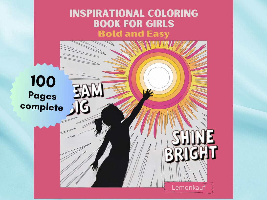 Self Love Positive Affirmation Coloring Pages for Girls | Inspirational ...