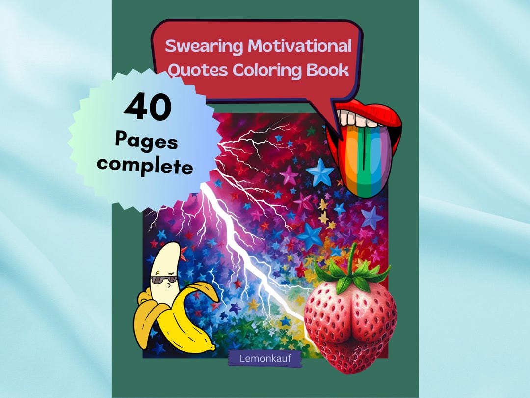 40 Swear Words Coloring Pages for Adults - Coloring Pages to Print ...