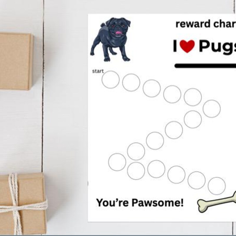 Pug Calendar - Etsy