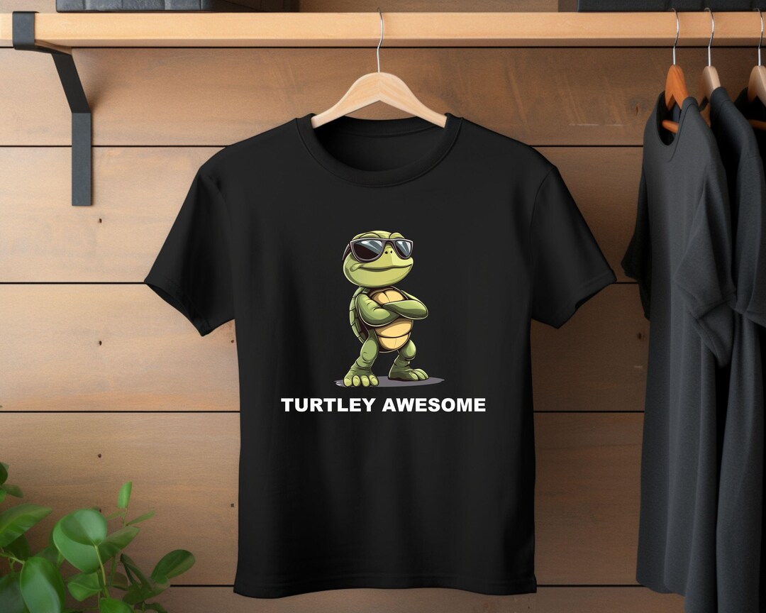 Turtley Awesome Shirt, Beach Party Shirt, Turtle Shirt, Animal Lover ...