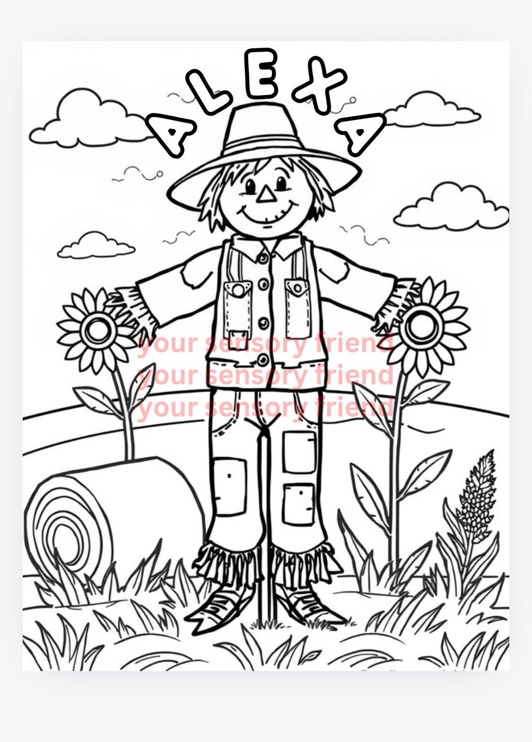 Custom Name Coloring Page Printable Personalized Coloring Page ...