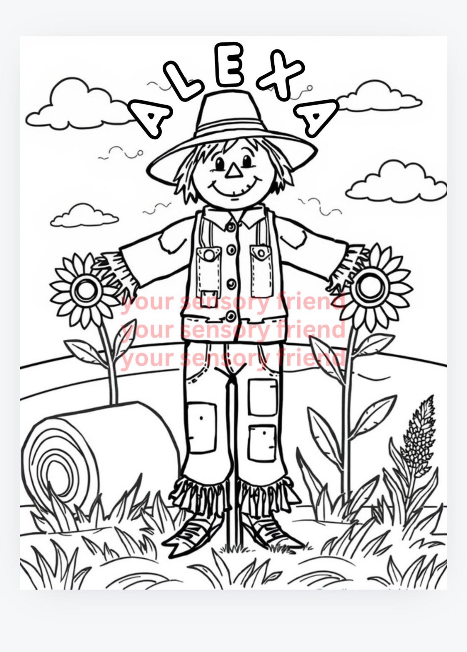 Custom Name Coloring Page Printable Personalized Coloring Page ...