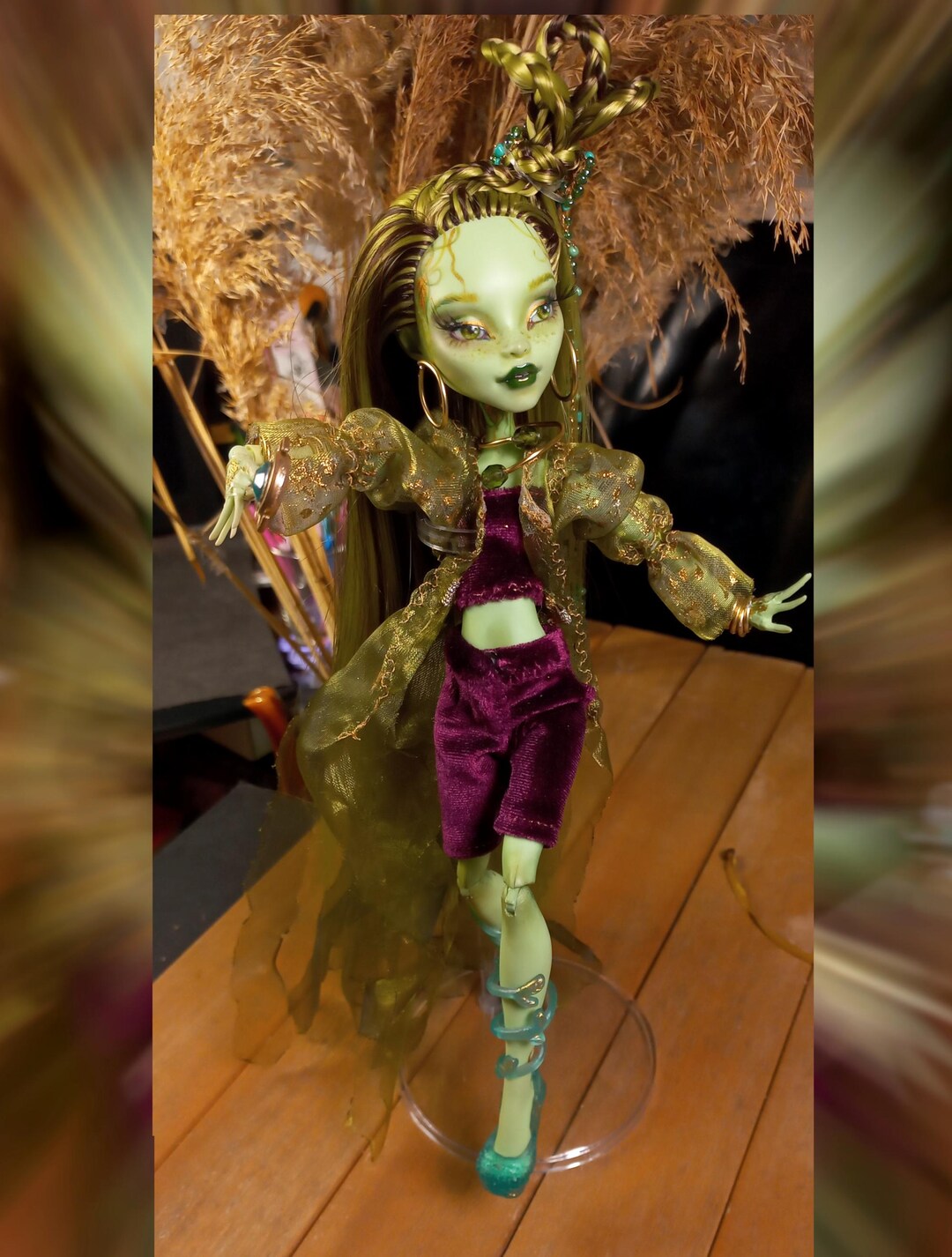 OOAK Dryad, Wiosenna Lalka Monster High Venus Mcflytrap - Etsy