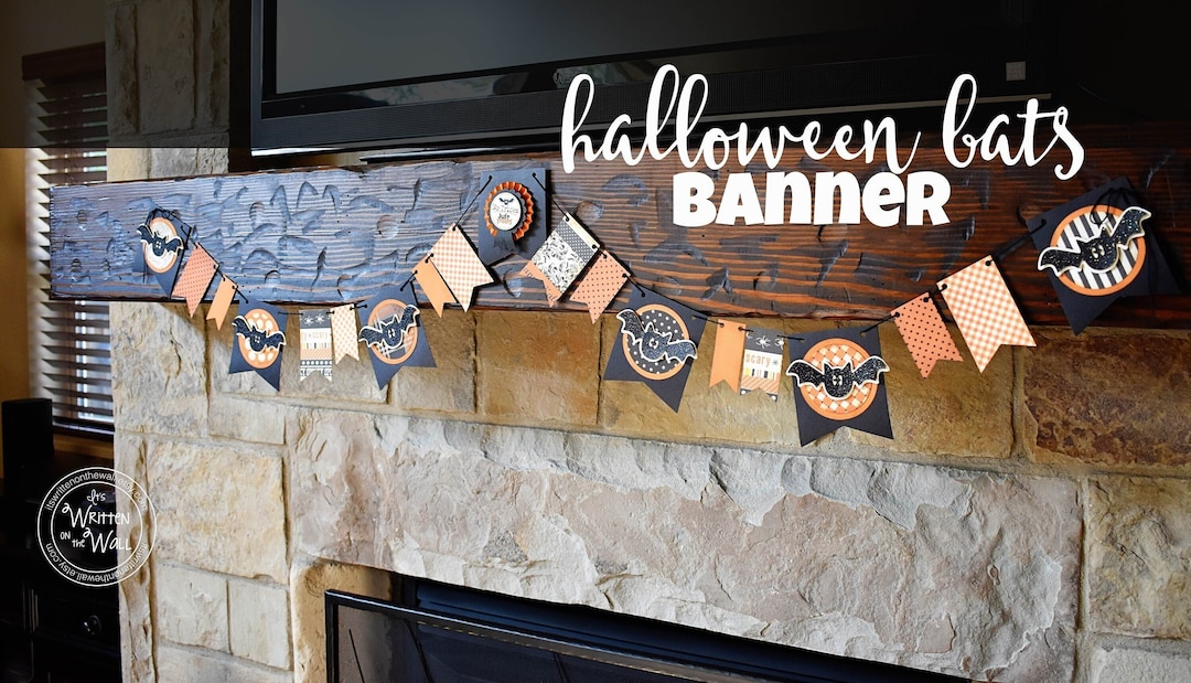KIT Halloween BANNER Going Batty /decorations / Decor / Party - Etsy
