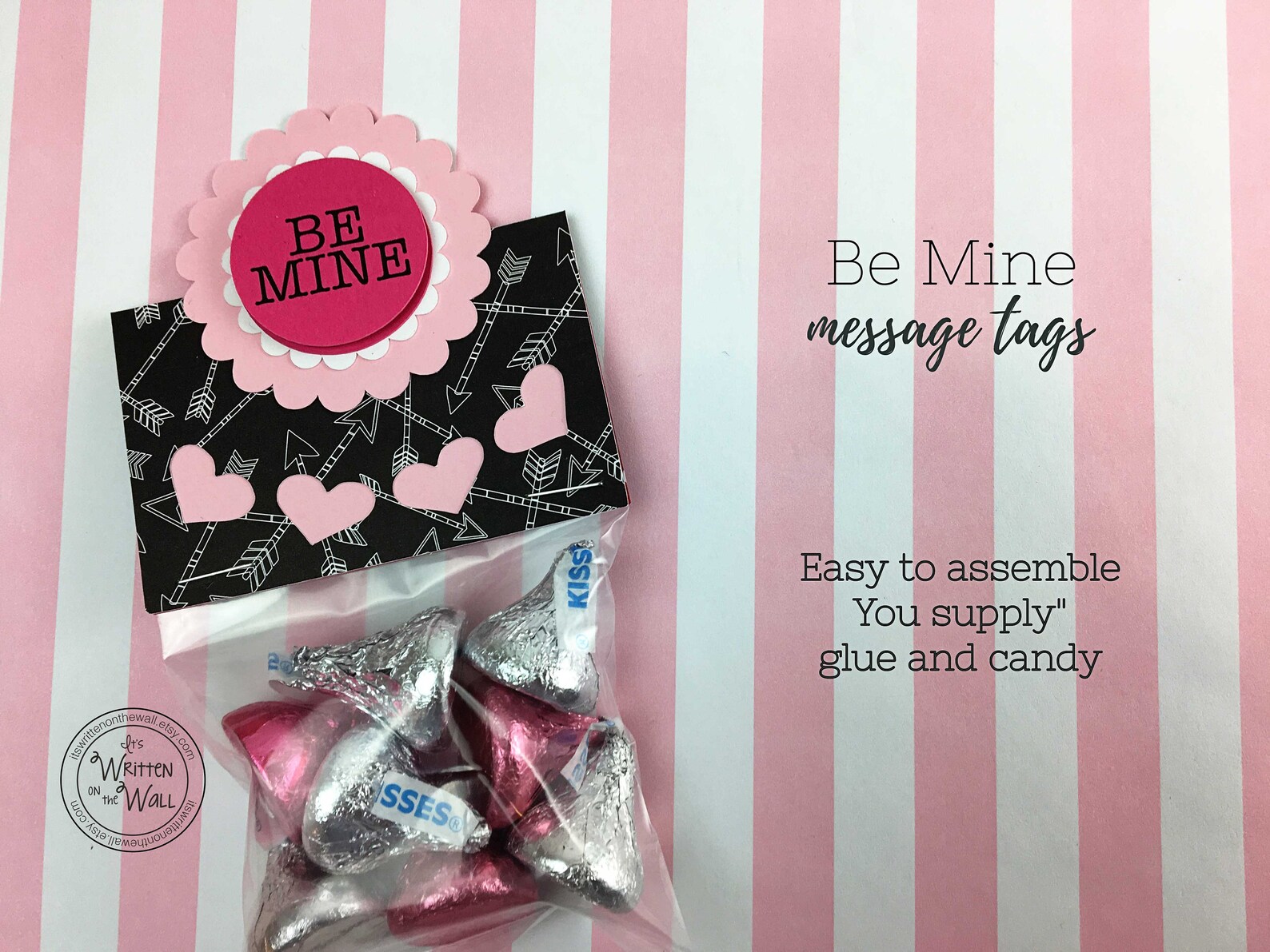 KIT Treat Bag Valentines Treat Personalized Name Tag Party - Etsy