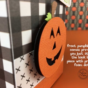KIT Halloween Treat Box, Pumpkin, Jack-o-lantern, Gifts, Party Favor ...