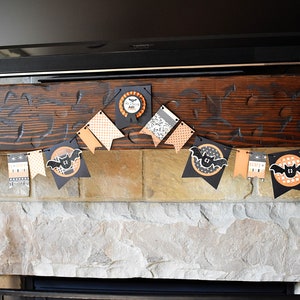 KIT Halloween BANNER Going Batty /decorations / Decor / Party - Etsy