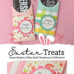 KIT Happy Easter / Candy Bar Wrapper / Candy Card /coworkers Gifts ...