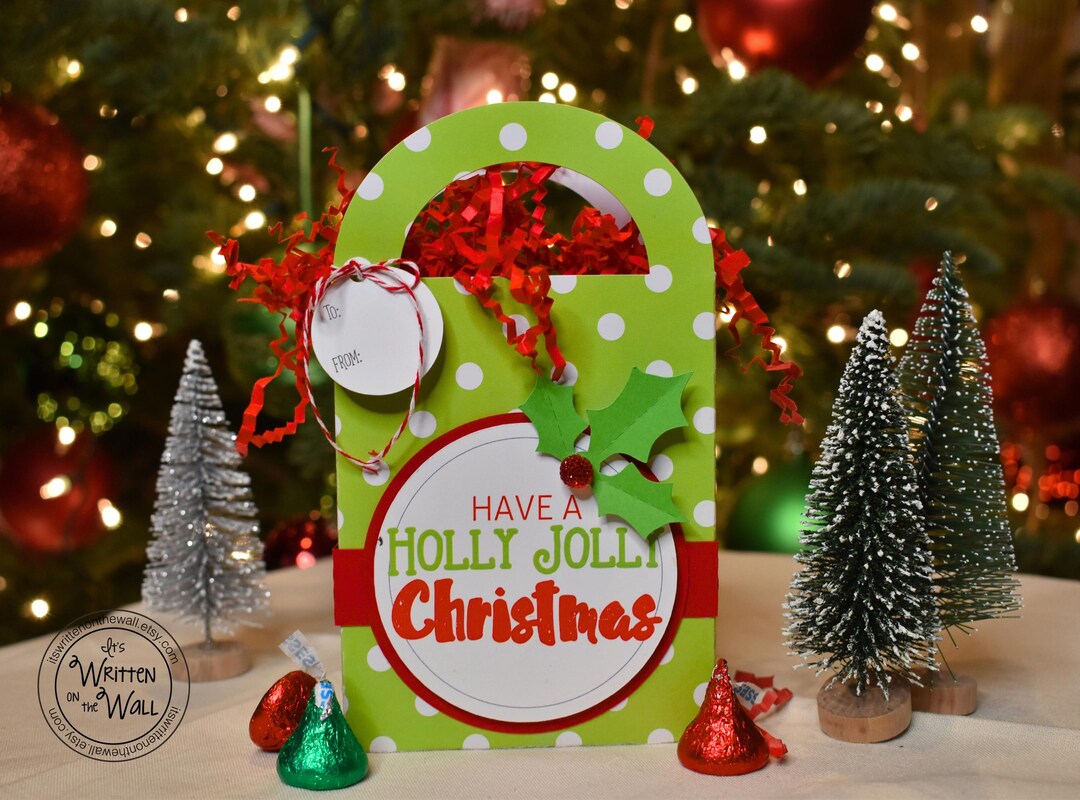 KIT Holly Jolly Treat Box / Party Favor / Christmas Party Treat ...