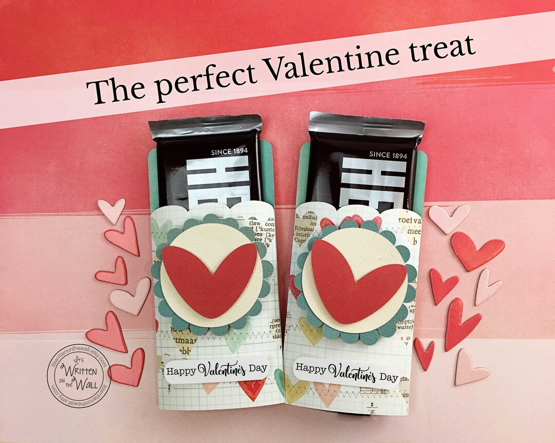 KIT Valentine Candy Bar Wrappers Gift Candy Card Co-worker - Etsy