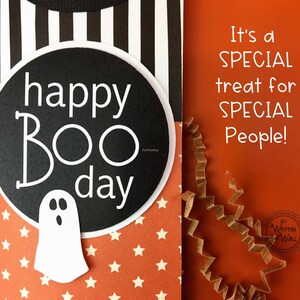 KIT Halloween Candy Bar Wrap, Happy Boo Day, Candy Card, Treats, Gifts ...