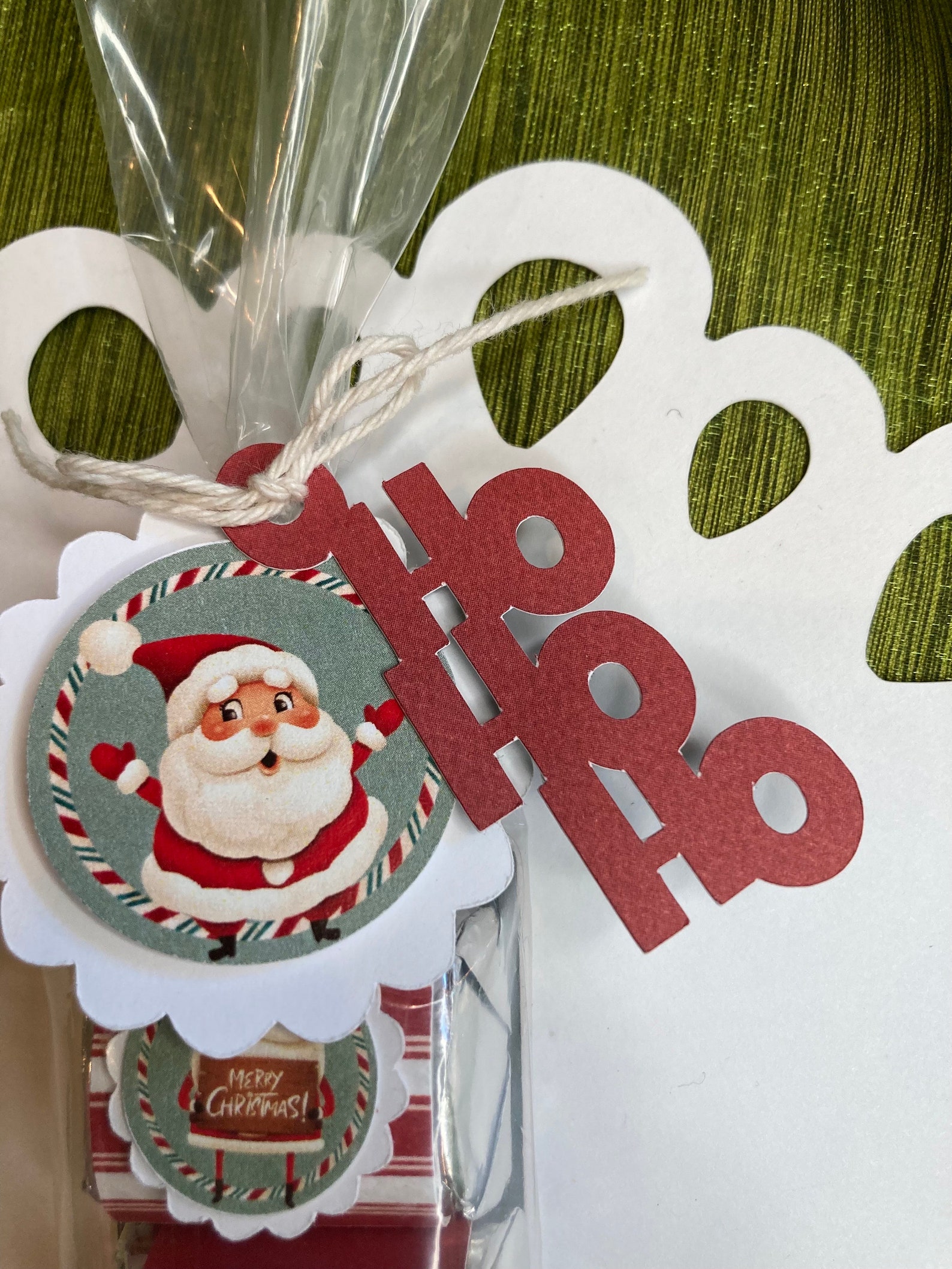 Kit Christmas Santa Candy Nugget Wrappers, Party Favors, Table Decor ...