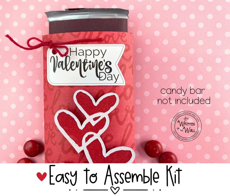 KIT Valentine, Candy Bar Wrapper, Employee Treats, Co-worker Gift ...