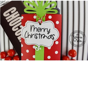 KIT Christmas Treat Candy Bar Wrapper: Holiday Party Favors, Place ...