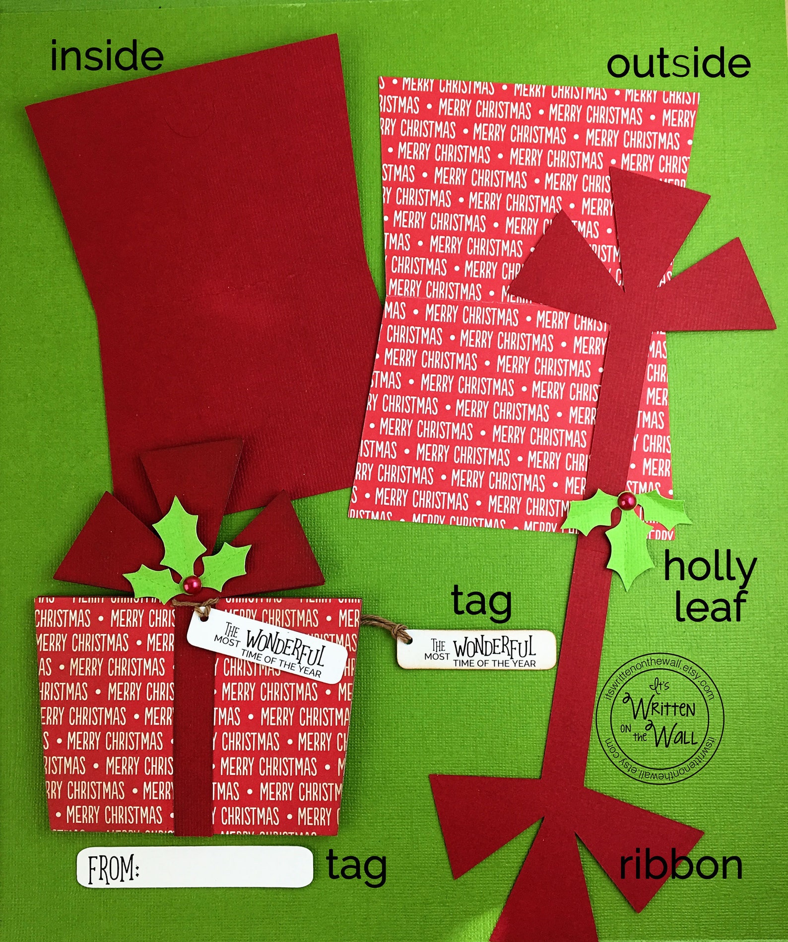 Kit Christmas Gift Card Holder, Teens, Office Staff, Employees Present ...