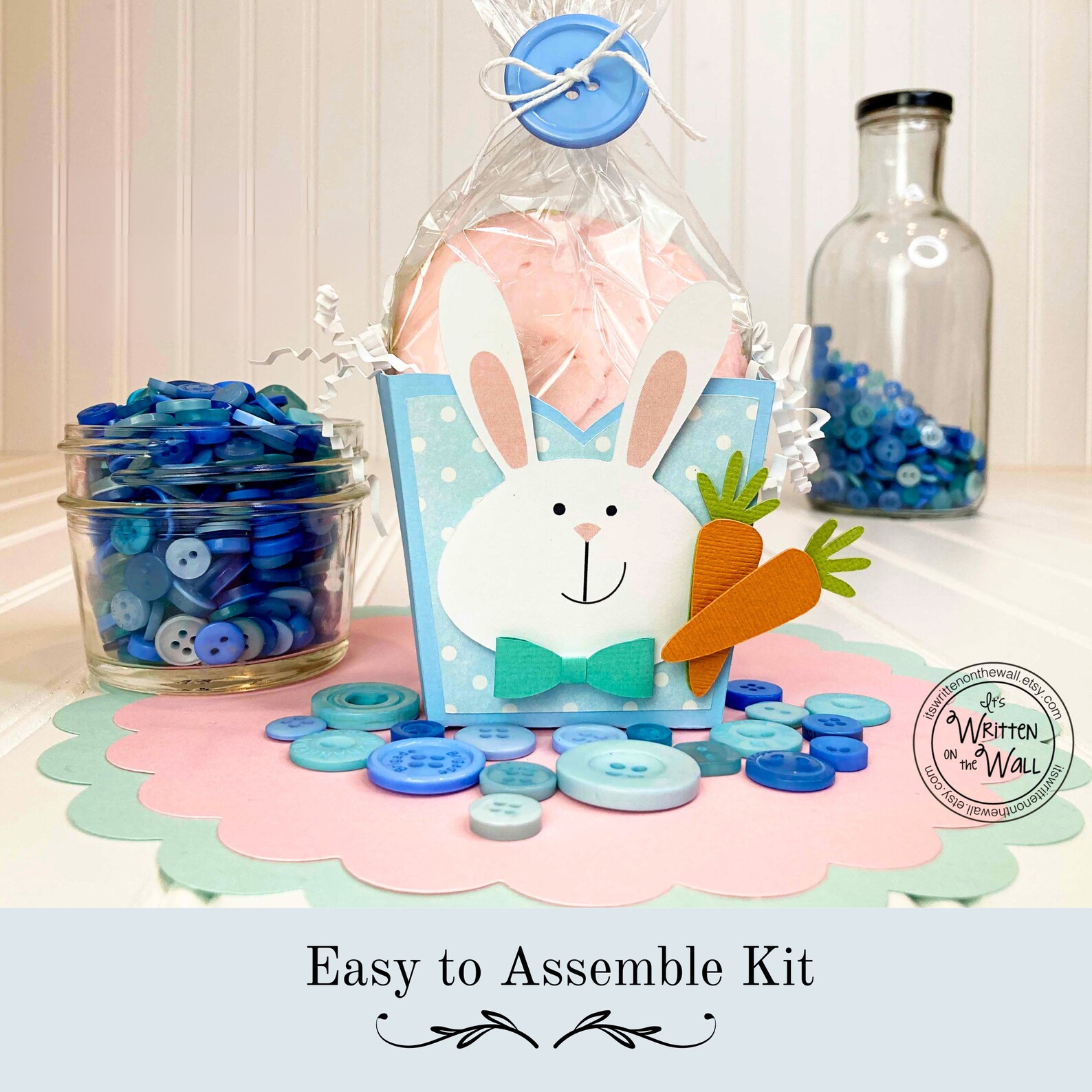 KIT Easter Bunny-a Box of Goodies Fit for an Egg Hunt, Party Favors ...
