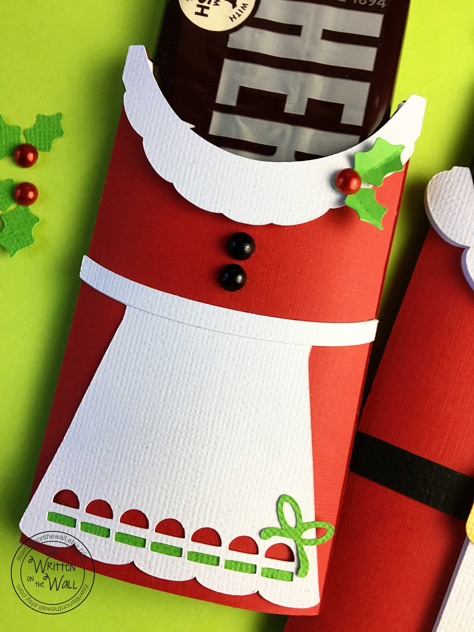 KIT Merry Santa & Mrs. Claus Candy Bar Wrappers /candy Card/ - Etsy