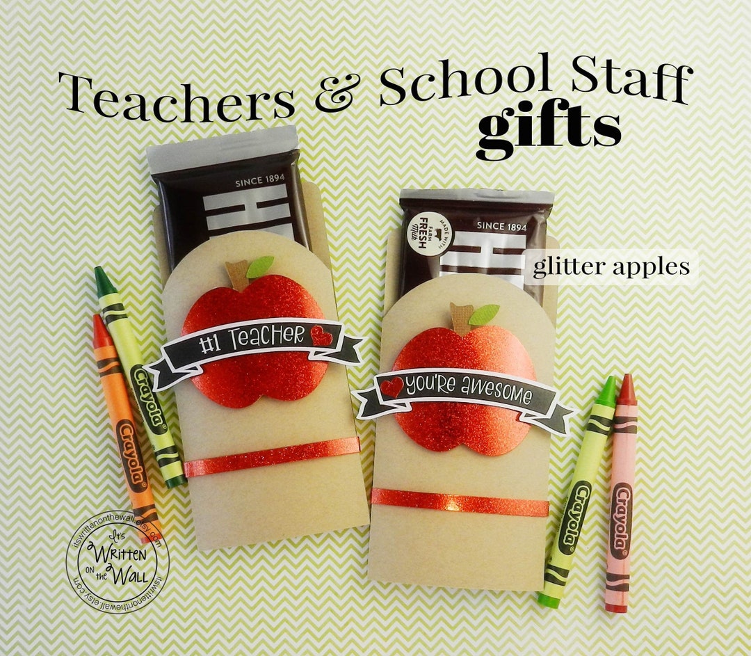 KIT Teacher & Staff Gifts Appreciation/ Candy Bar Wrappers / Thank You ...