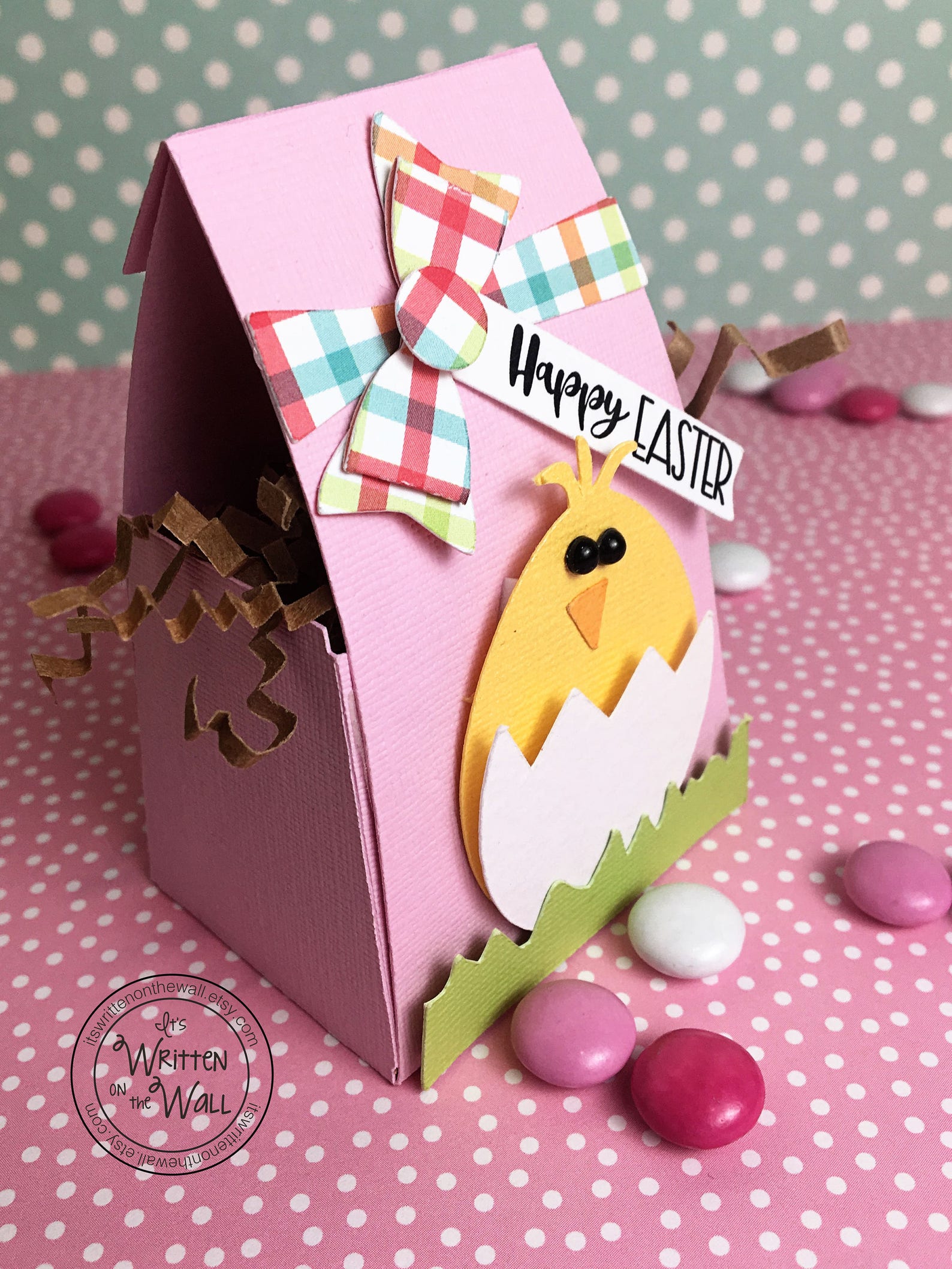 KIT Easter Chick Treat Box /Easter Basket /Employee | Etsy