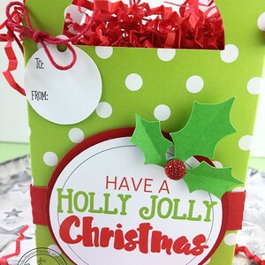 KIT Holly Jolly Treat Box / Party Favor / Christmas Party Treat ...