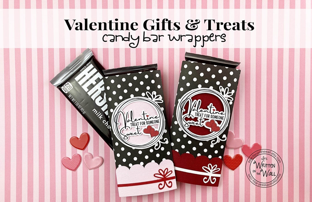Kit Valentine Candy Bar Wrapper / Gift for Coworkers / - Etsy