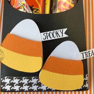 KIT Halloween Candy Corn Treat Bag / Party Favor / Gift Card Holder ...
