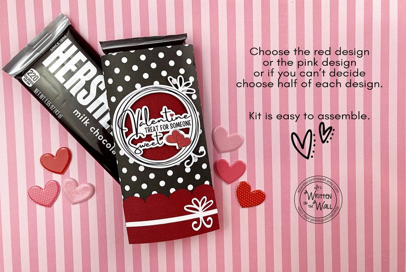 Kit Valentine Candy Bar Wrapper / Gift for Coworkers / - Etsy