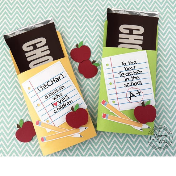 Teacher Appreciation Candy Bar Wrappers