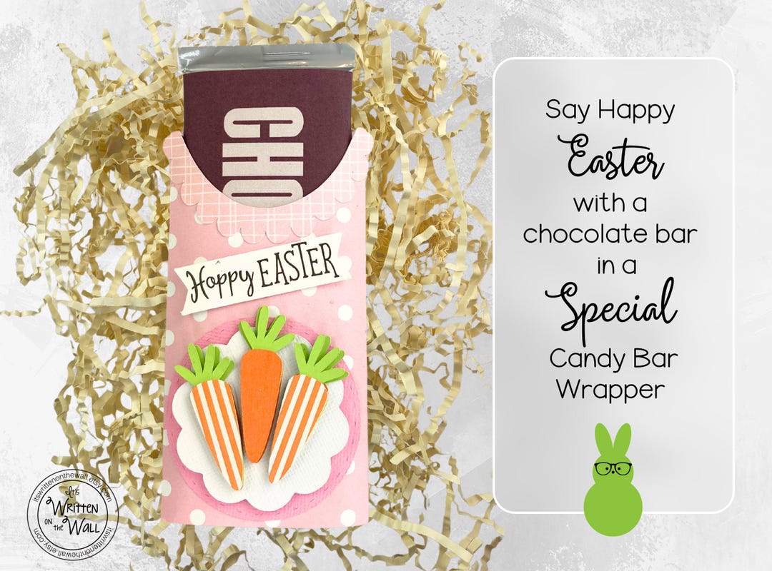 KIT Easter Candy Bar Wrapper, Easter Baskets, Coworkers Treat, Office ...