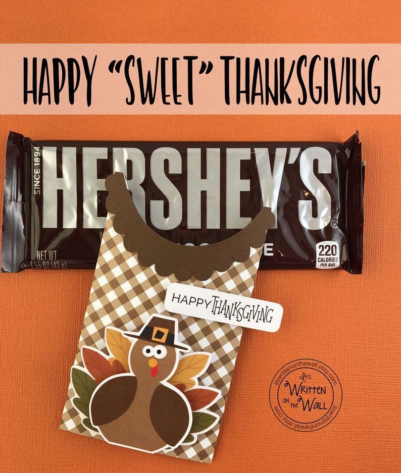 KIT Thanksgiving Candy Bar Wrappers Happy Thanksgiving - Etsy