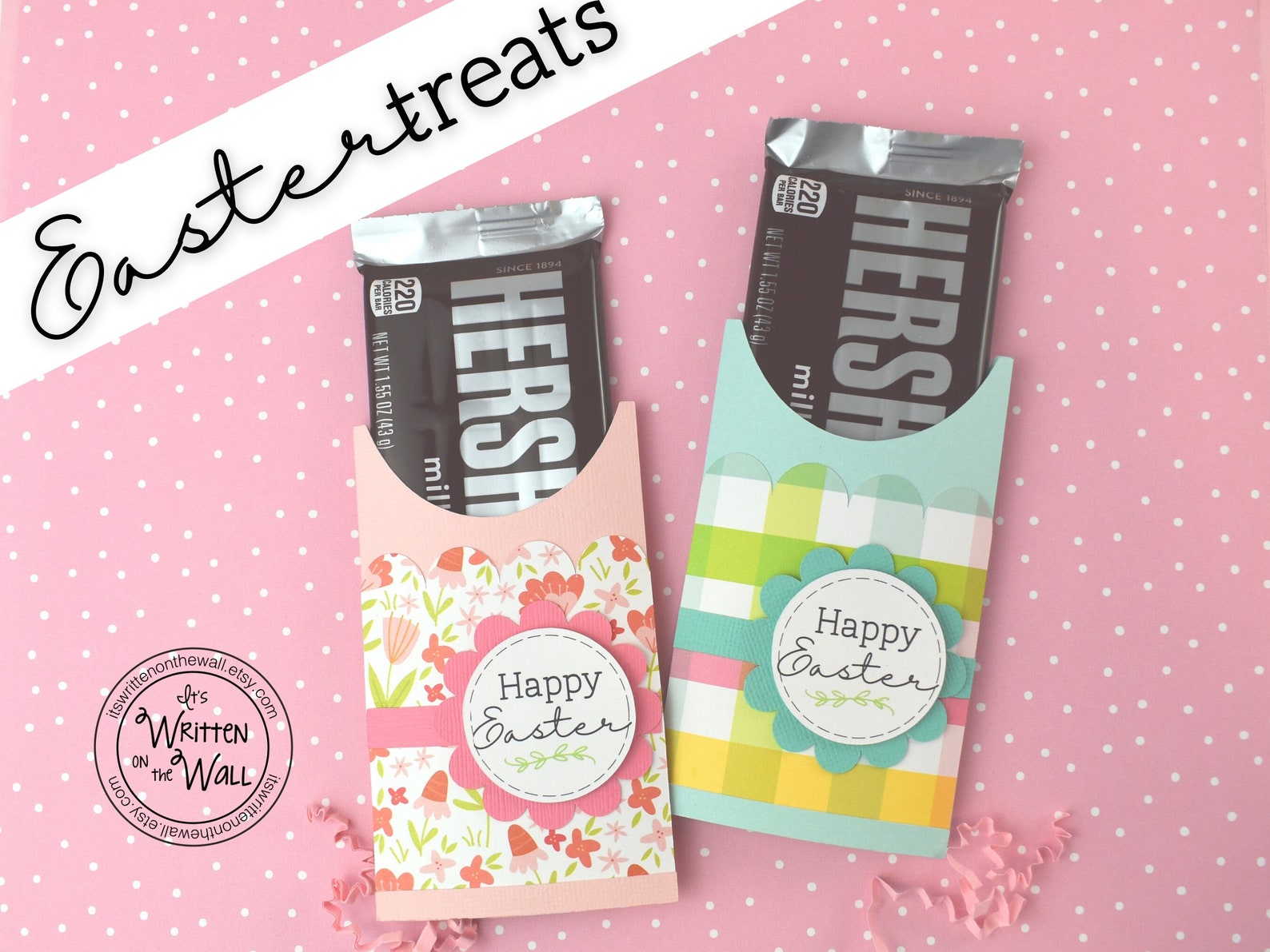 KIT Happy Easter / Candy Bar Wrapper / Candy Card /hershey/ - Etsy