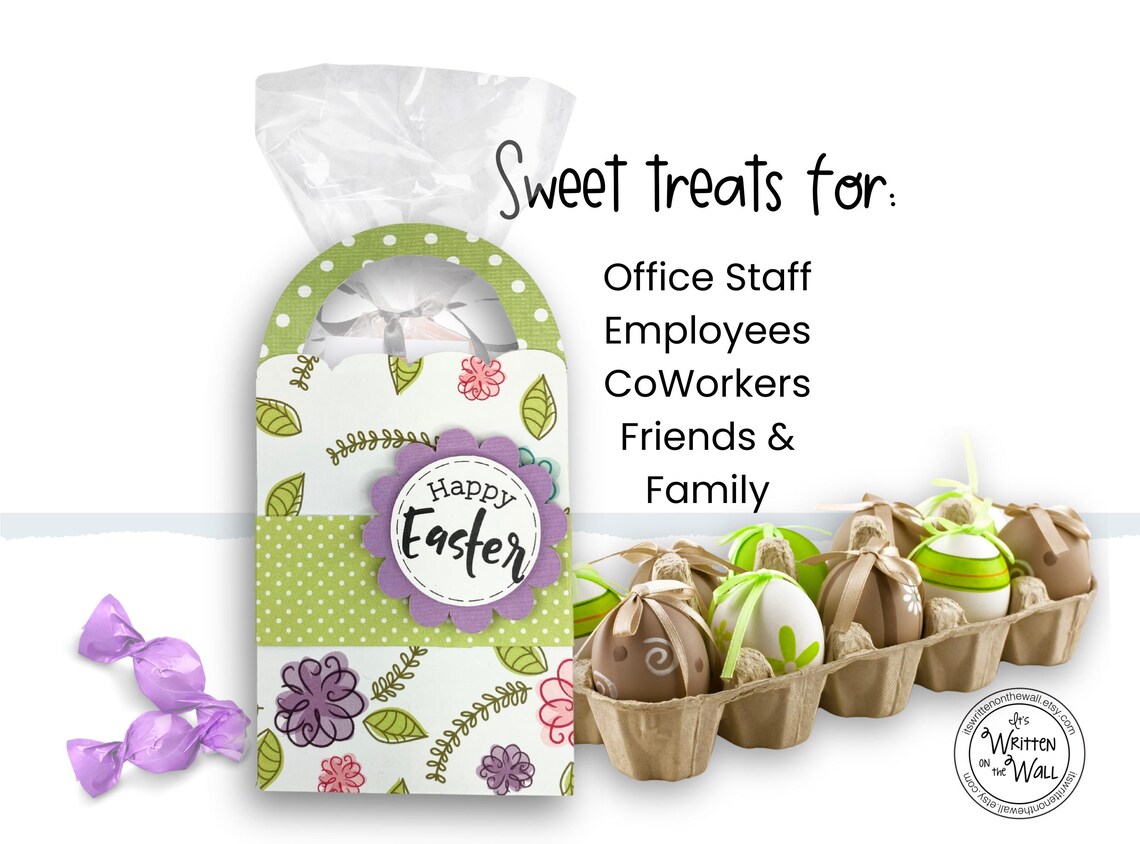 KIT Easter Treat Boxes/ Party Favor/ Easter Baskets / Employee Gifts ...