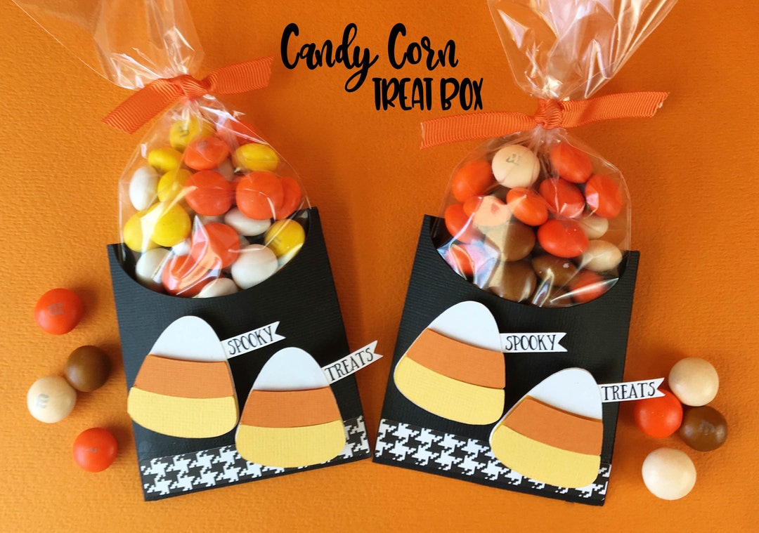KIT Halloween Candy Corn Treat Bag / Party Favor / Gift Card Holder ...