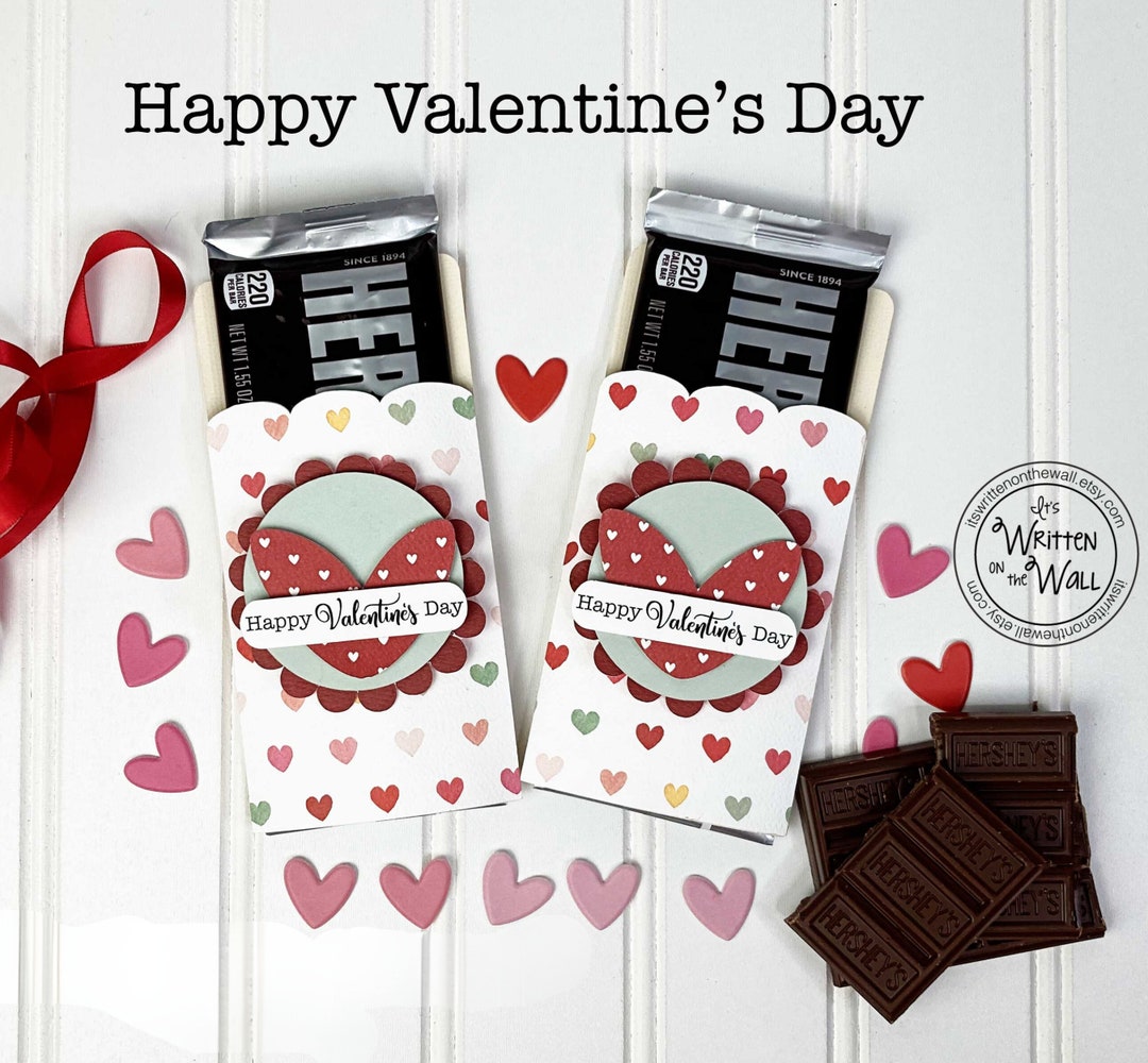 Kitvalentine Candy Bar Wrappers Gift Candy Card Co-worker Treats ...