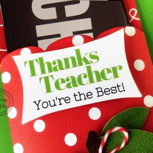 Teacher Appreciation Candy Bar Wrapper Kit: School Staff Gift - Etsy