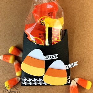 KIT Halloween Candy Corn Treat Bag / Party Favor / Gift Card Holder ...