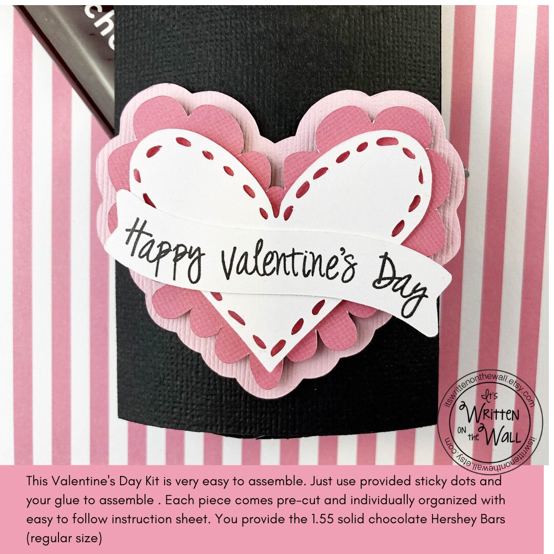 KIT Treat Bag Valentines Treat Personalized Name Tag Party - Etsy