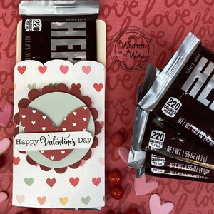 KIT Valentine Candy Bar Wrappers Gift Card Co-worker Treats Employee ...