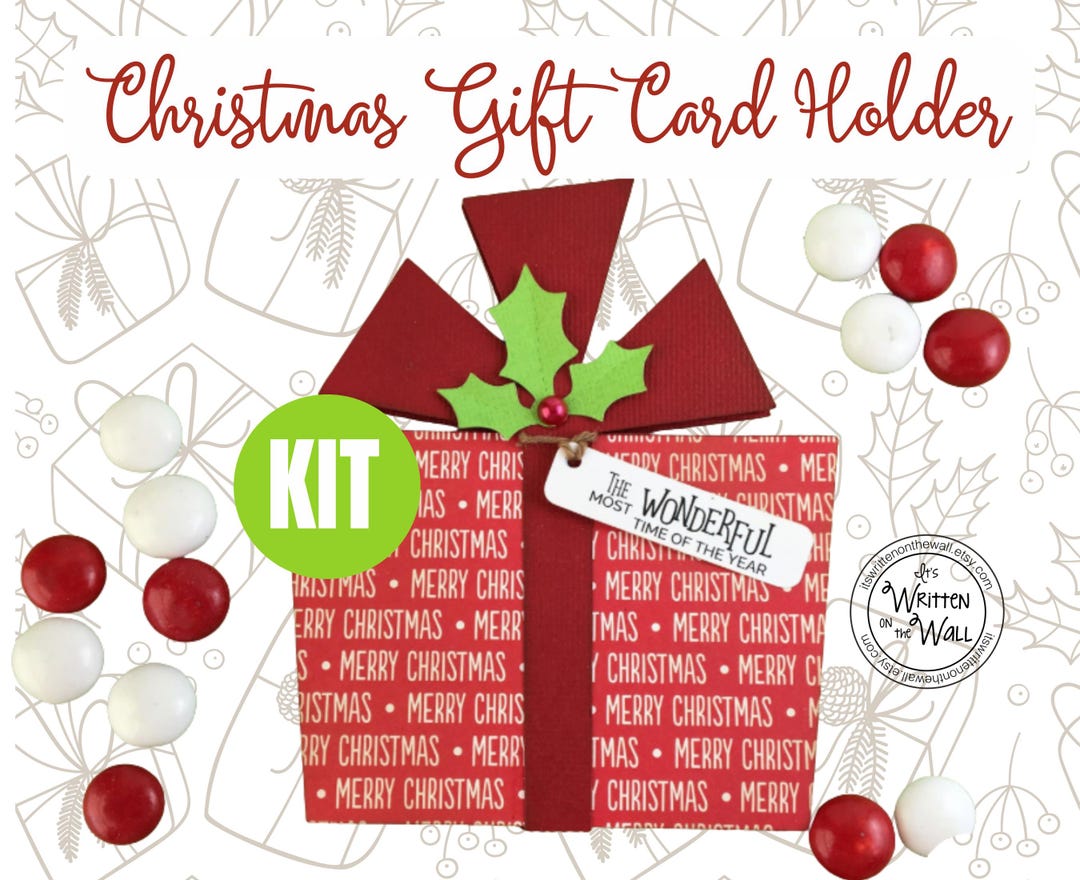 Kit Christmas Gift Card Holder, Teens, Office Staff, Employees Present ...