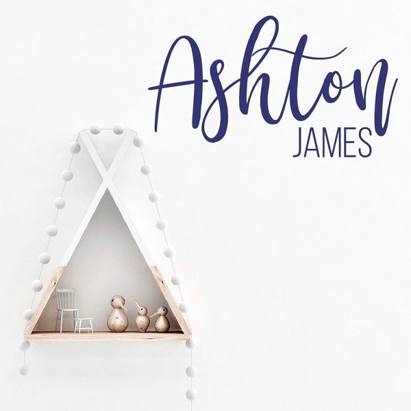 Boys Name Wall Decal - Etsy