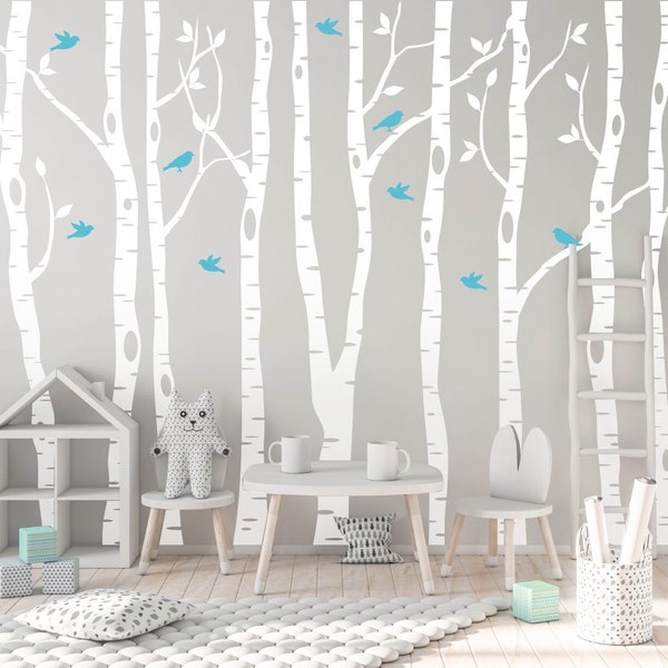 Birch Tree Decal - Etsy